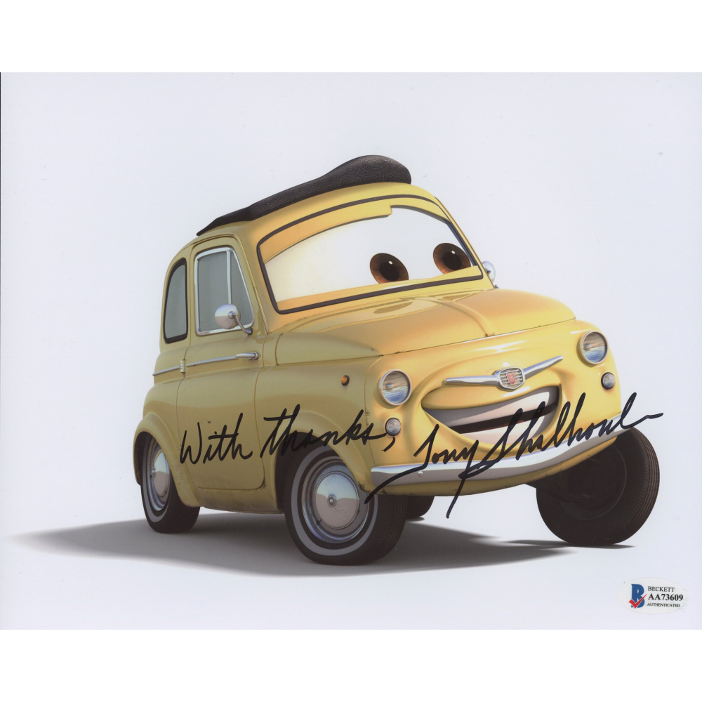 Tony Shalhoub Signed "Cars" 8x10 Photo Inscribed "with Thanks ...