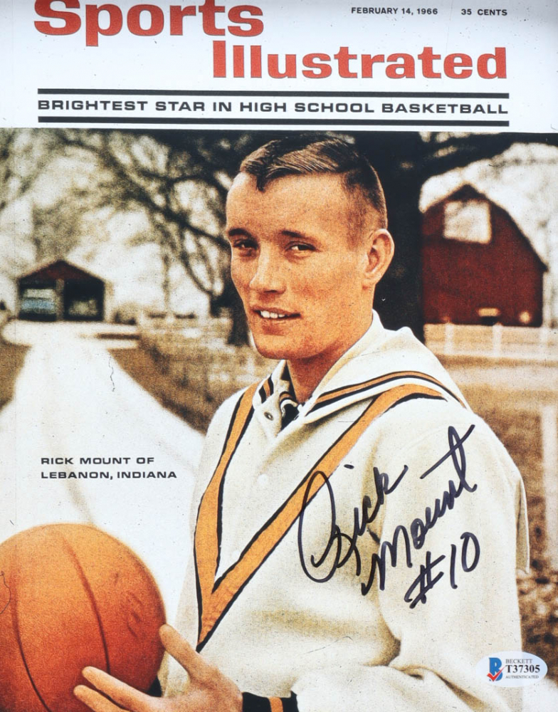 Rick Mount Signed "Sports Illustrated" 8x10 Photo (Beckett) | Pristine ...