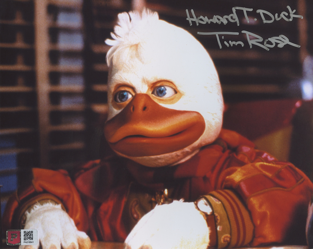 Tim Rose Signed 8x10 Photo Inscribed "Howard T. Duck" (PA COA ...