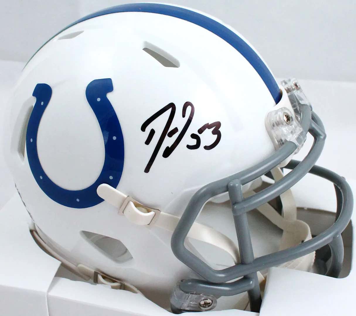 Darius Leonard Signed Colts Speed Mini Helmet (JSA) | Pristine Auction