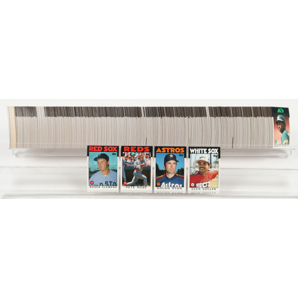 1986 Topps Baseball Complete Set of (792) Cards with Roger Clemens #661 ...
