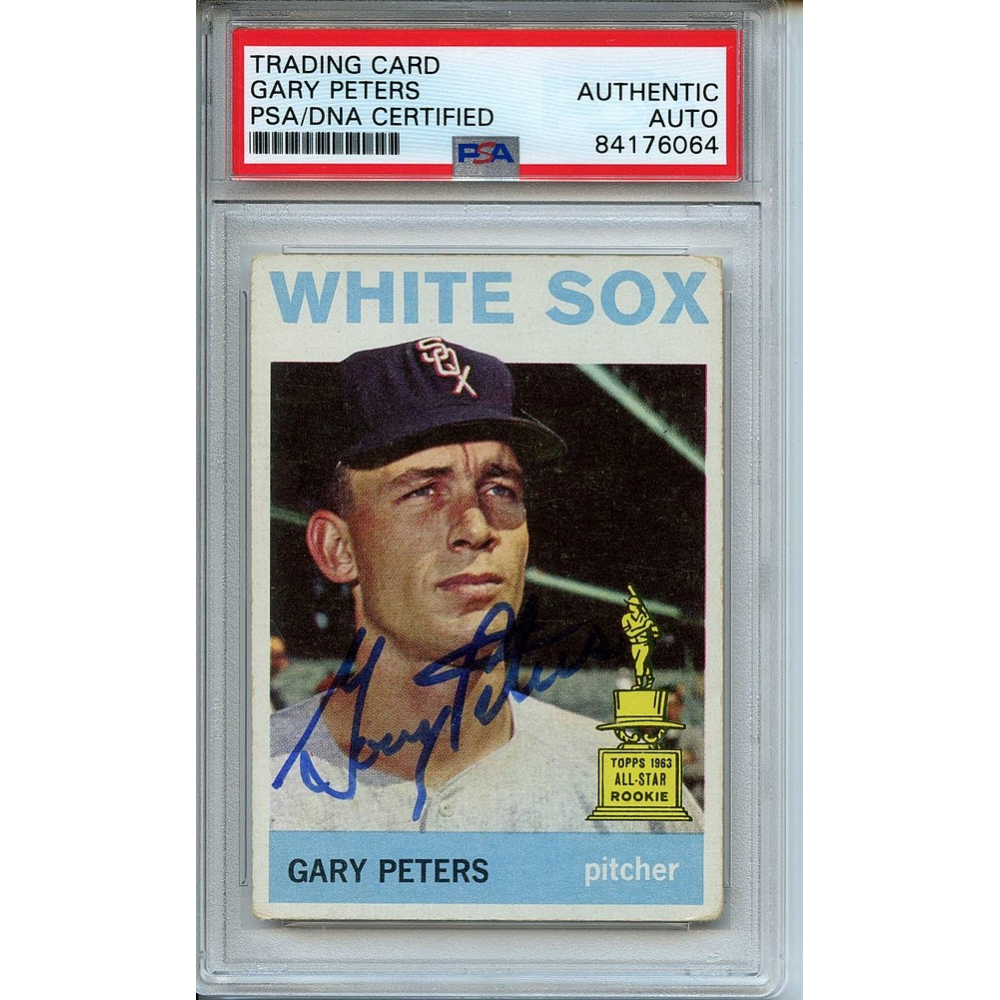 Gary Peters Signed 1964 Topps #130 (PSA) | Pristine Auction