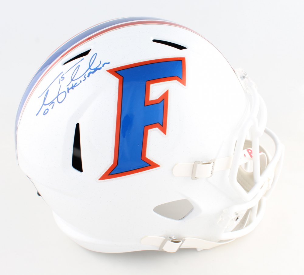 Tim Tebow Signed Florida Gators Full-Size Speed Helmet Inscribed "07 ...