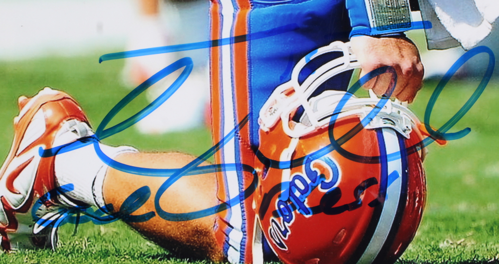 Tim Tebow Signed Florida Gators 11x14 Photo Inscribed "God Bless ...