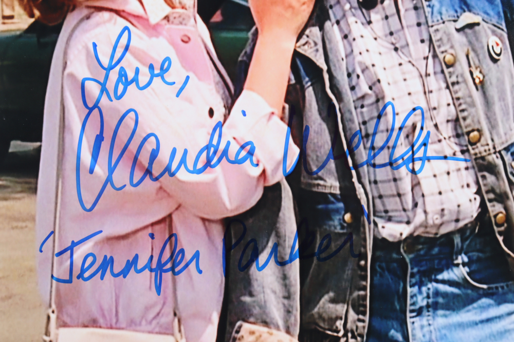 Claudia Wells Signed "Back To The Future" 11x14 Photo Inscribed "Love ...