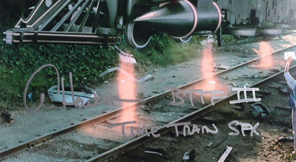 Alan Howarth Signed "Back to the Future Part III" 11x14 Photo Inscribed ...