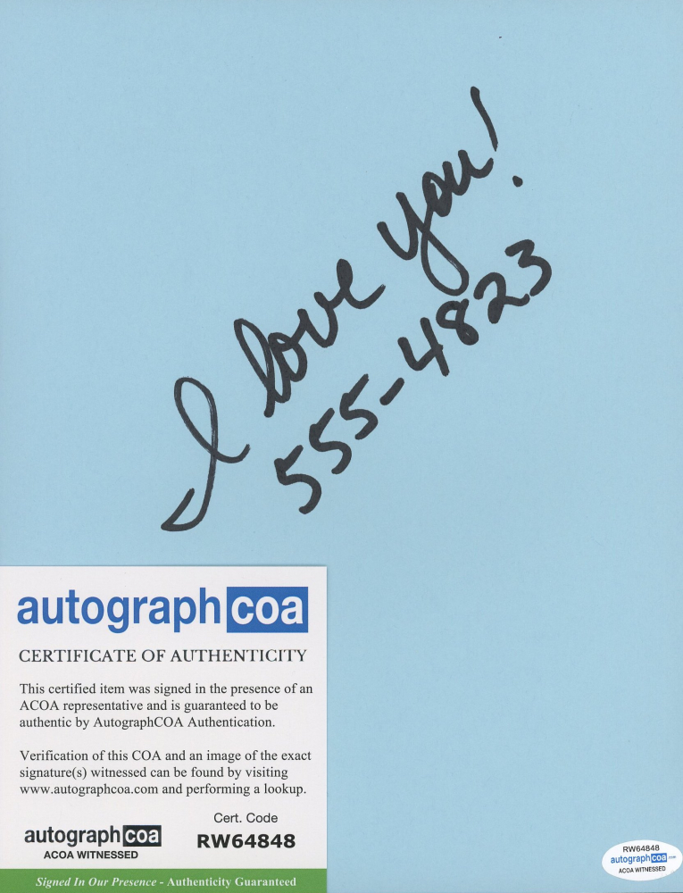 Claudia Wells Signed "Back To The Future" 8.5x11 Flyer Inscribed ...