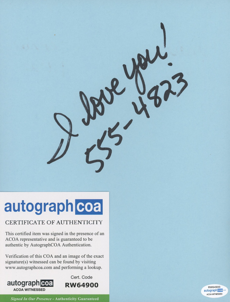 Claudia Wells Signed "Back To The Future" 8.5x11 Flyer Inscribed ...