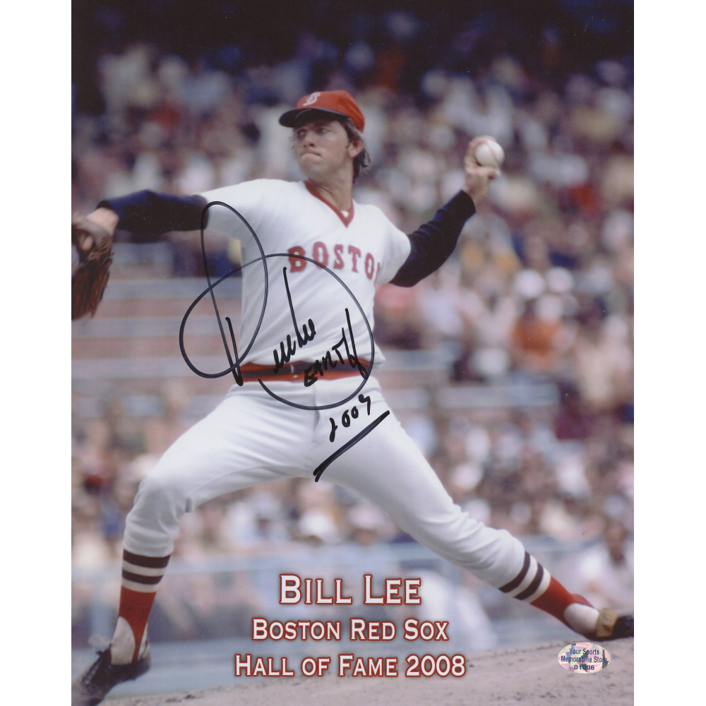 Bill Lee Signed Red Sox 8x10 Photo Inscribed "Earth 2009" (YSMS ...