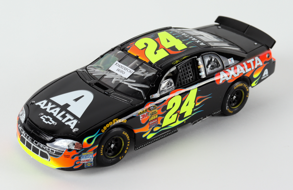 Jeff Gordon Signed Rare Pre-Production Sample NASCAR Axalta Monte Carlo ...