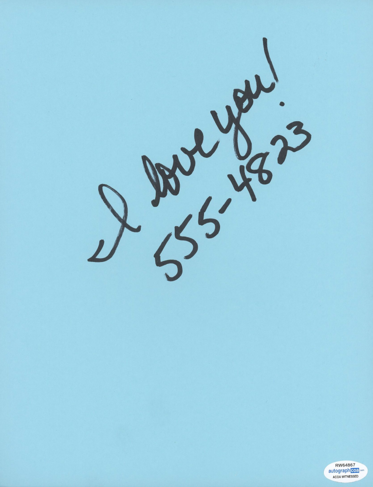 Claudia Wells Signed "Back To The Future" 8.5x11 Flyer Inscribed ...