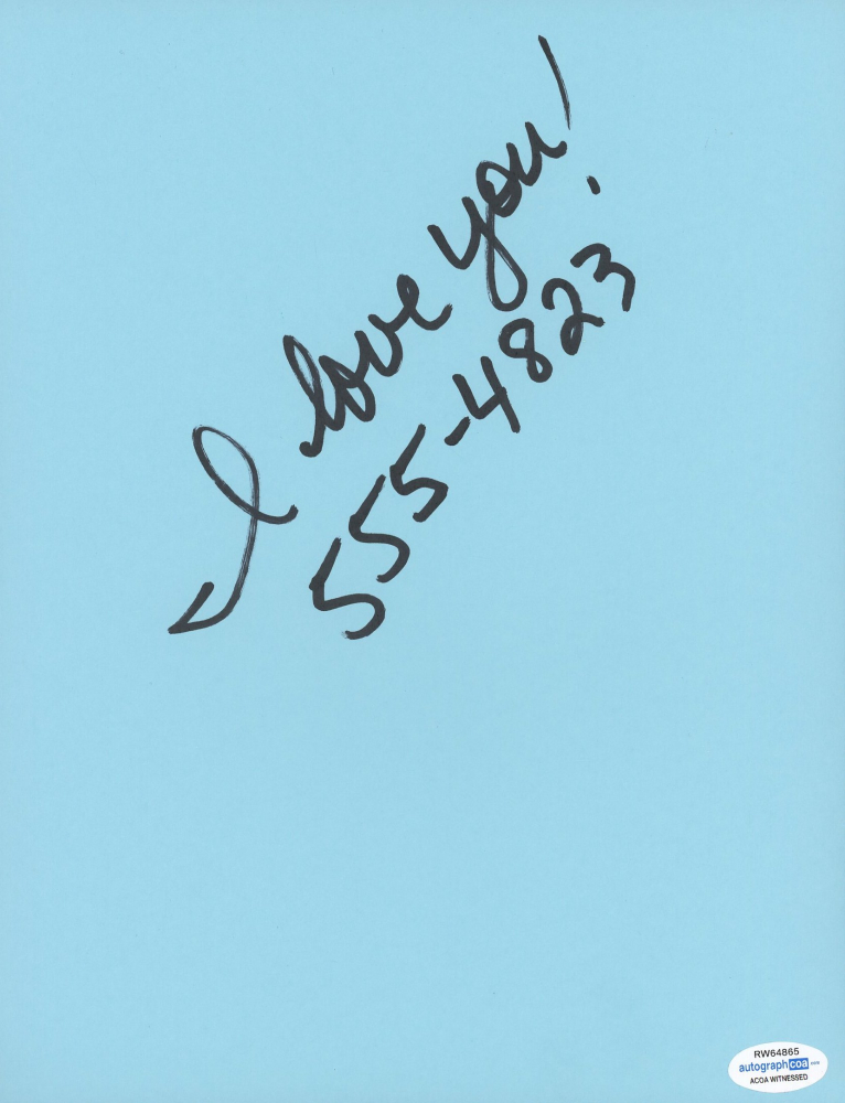 Claudia Wells Signed "Back To The Future" 8.5x11 Flyer Inscribed ...