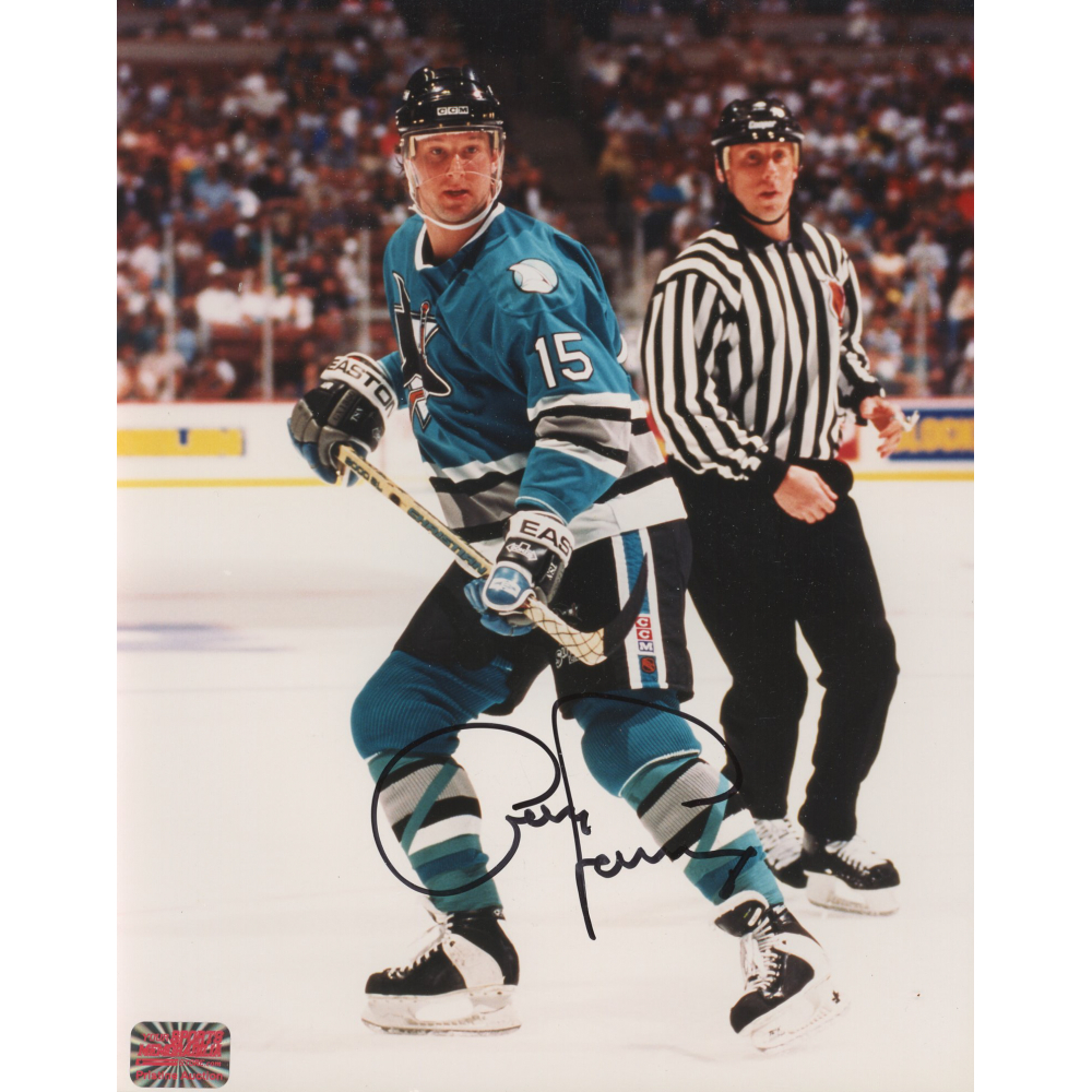 Craig Janney Signed Sharks 8x10 Photo (YSMS) | Pristine Auction