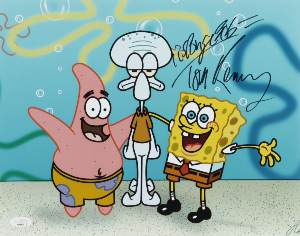 Tom Kenny Signed "SpongeBob SquarePants" 11x14 Photo Inscribed ...
