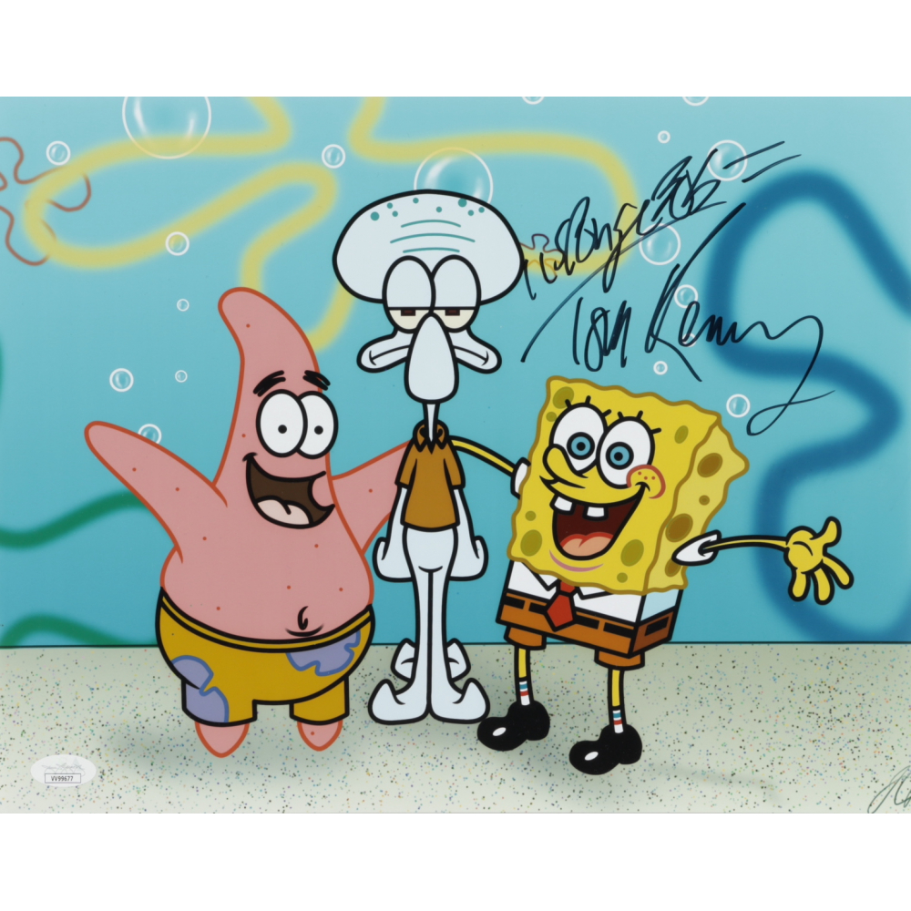 Tom Kenny Signed "SpongeBob SquarePants" 11x14 Photo Inscribed ...