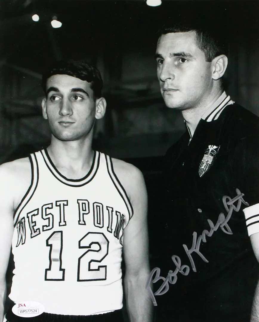 Bob Knight Signed West Point 8x10 Photo (JSA) | Pristine Auction