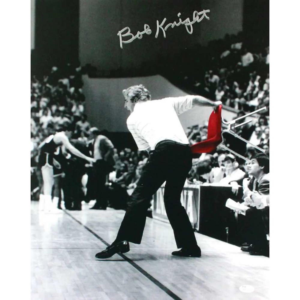 Bob Knight Signed Indiana Hoosiers 16x20 Photo (JSA) | Pristine Auction