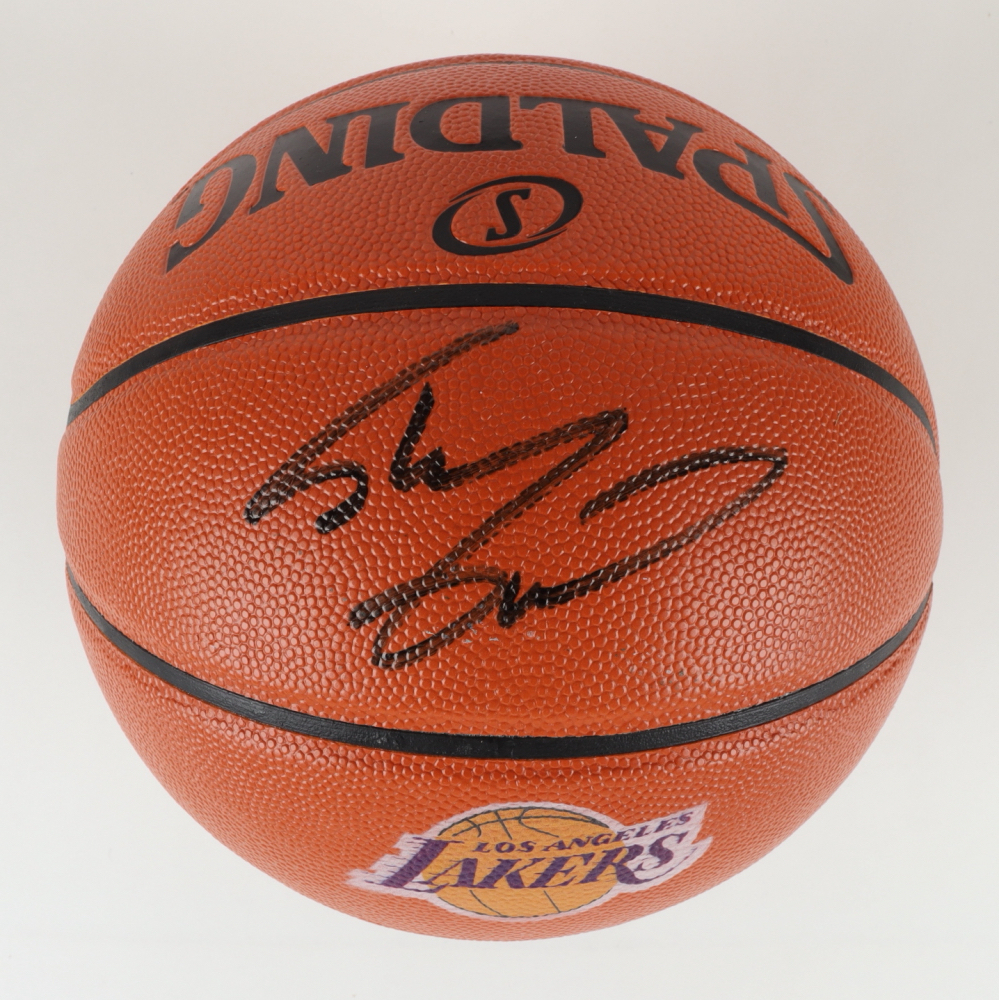 Shaquille O'Neal Signed Lakers Logo NBA Game Ball Series Basketball ...