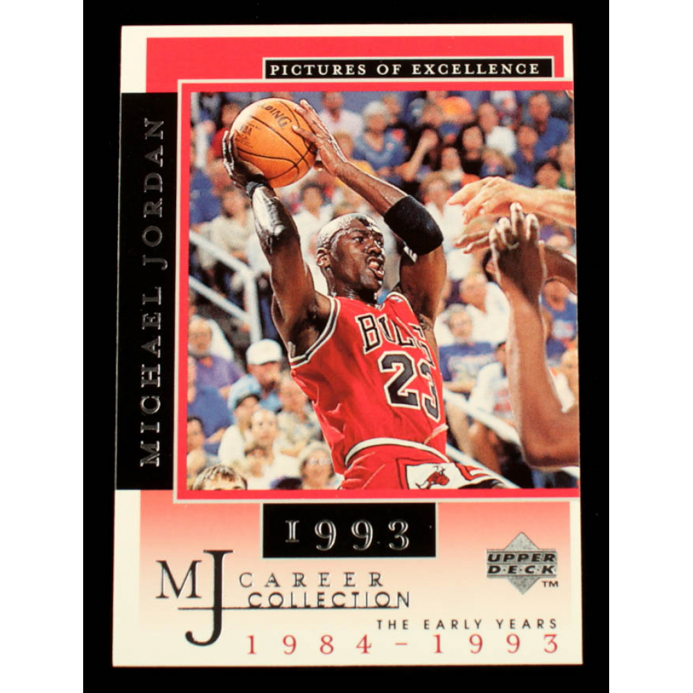 Michael Jordan 1998 Upper Deck Michael Jordan Career Collection #16 ...