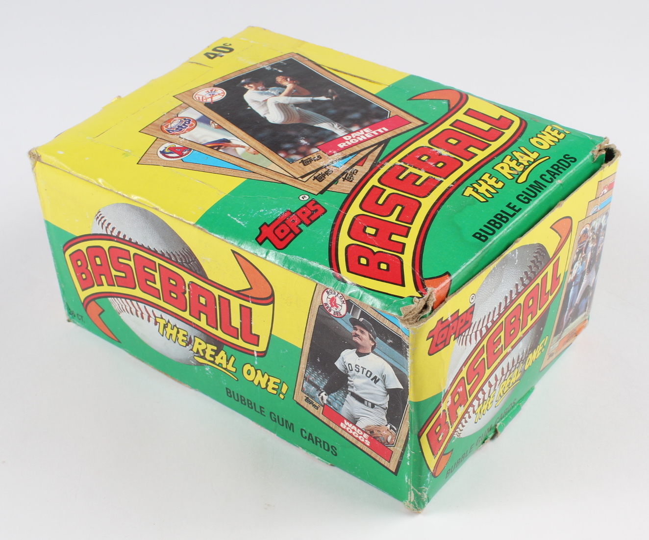 1987 Topps "The Real One" Bubble Gum Baseball Cards Box with (36) Packs ...