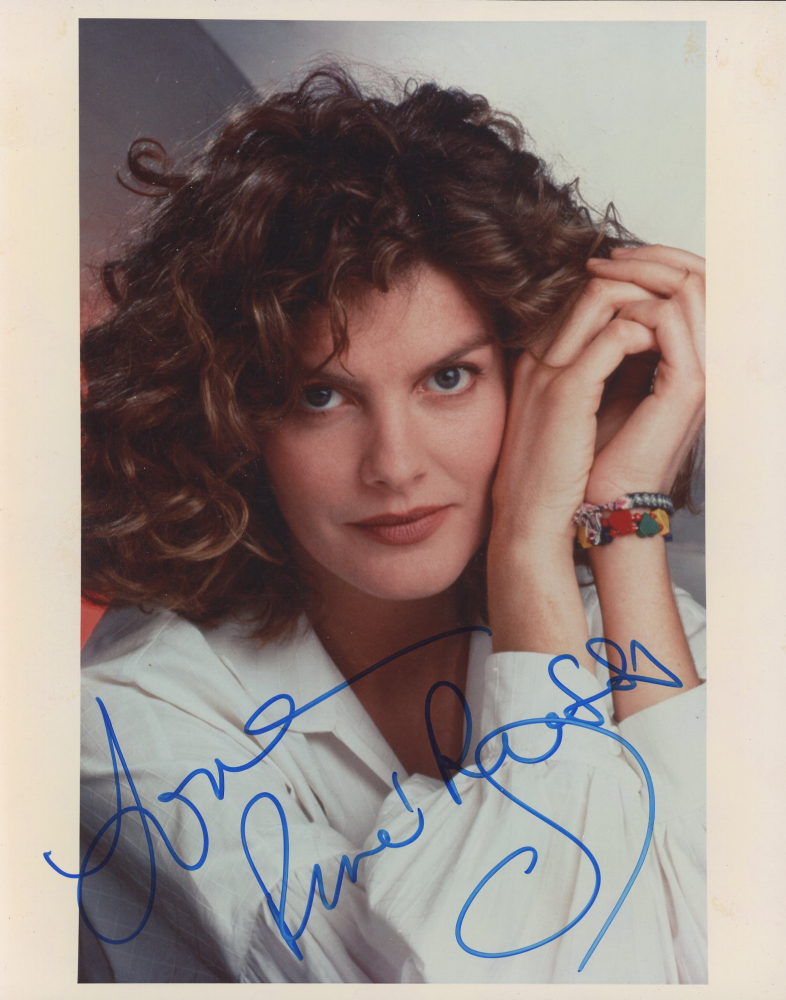 Rene Russo Signed 8x10 Photo Inscribed "Love" (AutographCOA) | Pristine ...