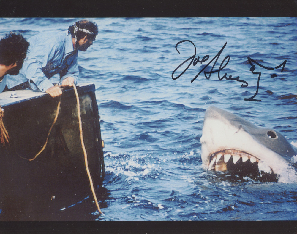 Joe Alves Signed "Jaws" 8x10 Photo with Hand-Drawn Sketch (AutographCOA ...