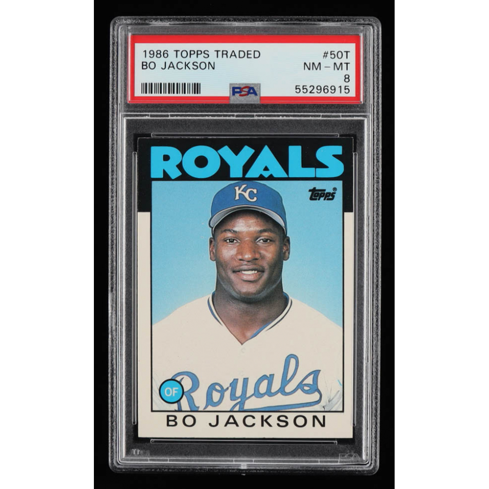 Bo Jackson 1986 Topps Traded #50T XRC (PSA 8) | Pristine Auction