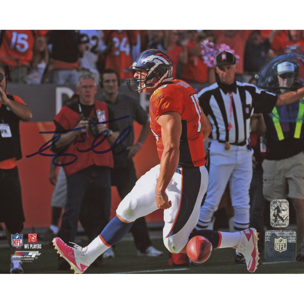 Tim Tebow Signed Broncos 8x10 Photo (Tebow) | Pristine Auction