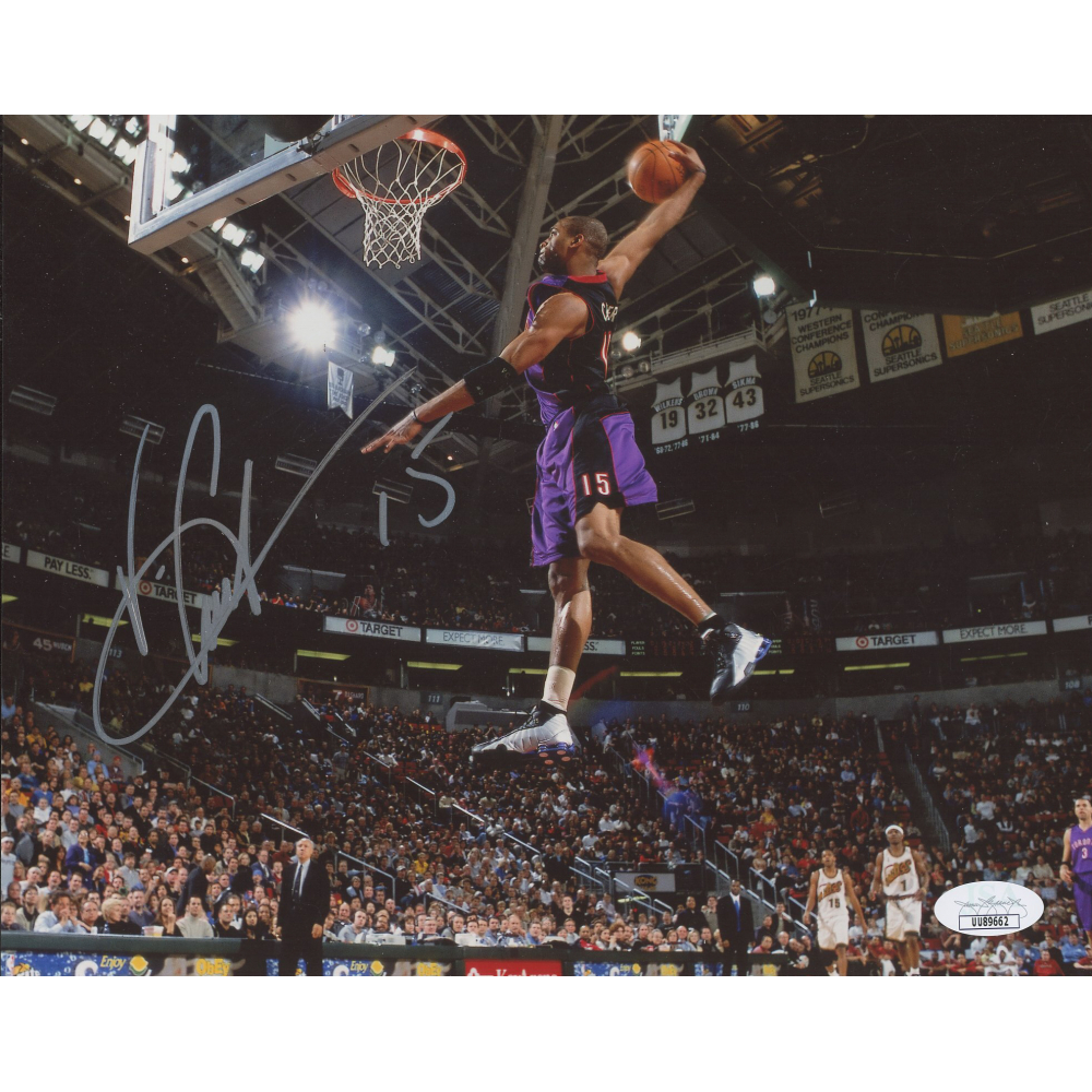 Vince Carter Signed Raptors 8x10 Photo (JSA) | Pristine Auction