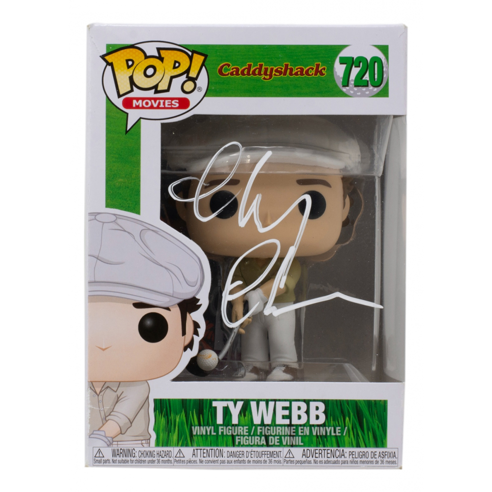 Chevy Chase Signed "Caddyshack" #720 Ty Webb Funko Pop! Vinyl Figure ...