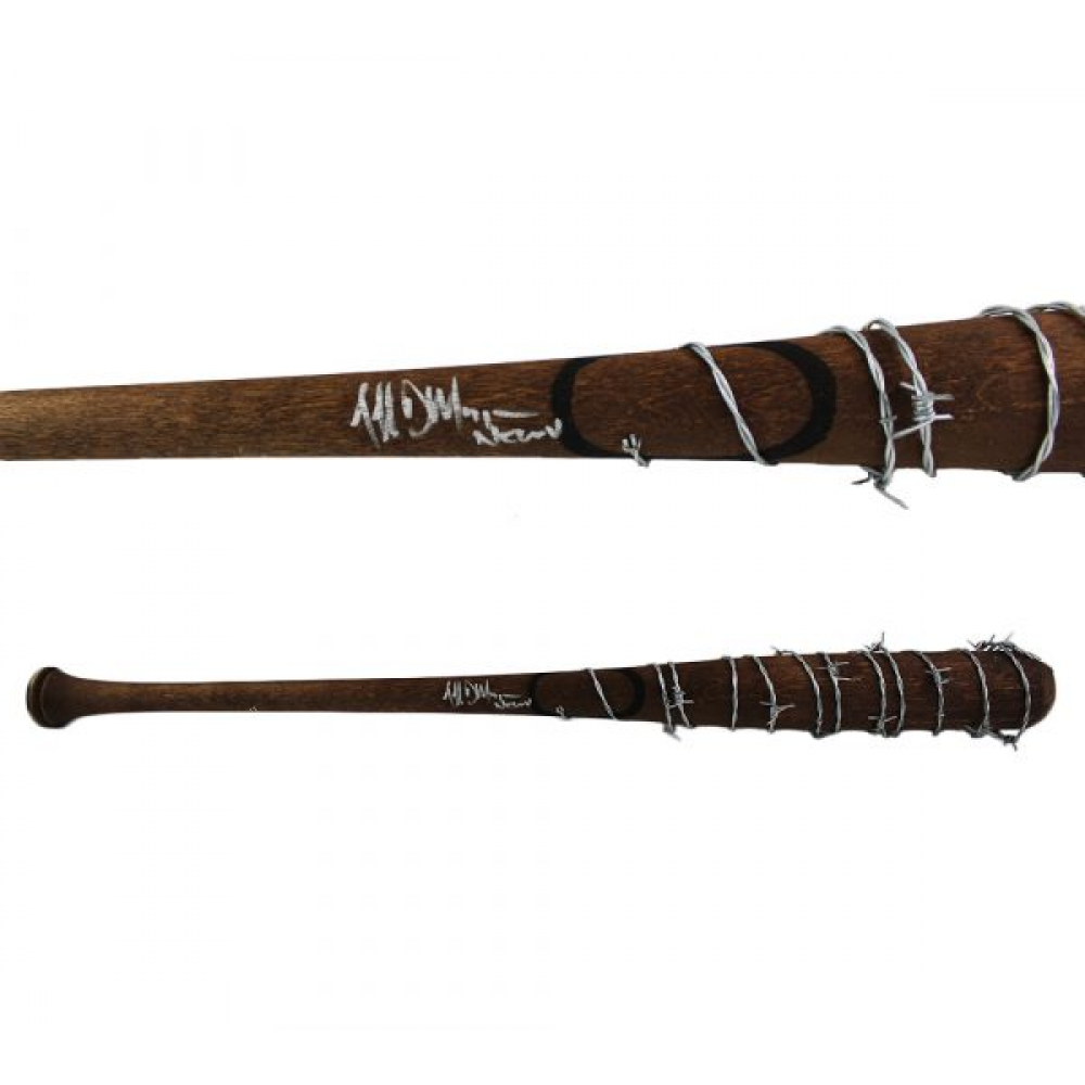 Jeffrey Dean Morgan Signed "The Walking Dead" Custom Barbed Wire ...