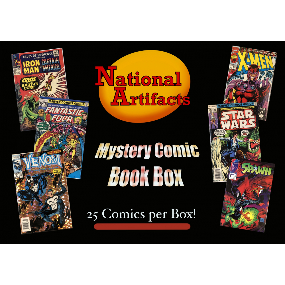 National Artifacts Comic Book Mystery Box - Gold Series (25 Comics per ...