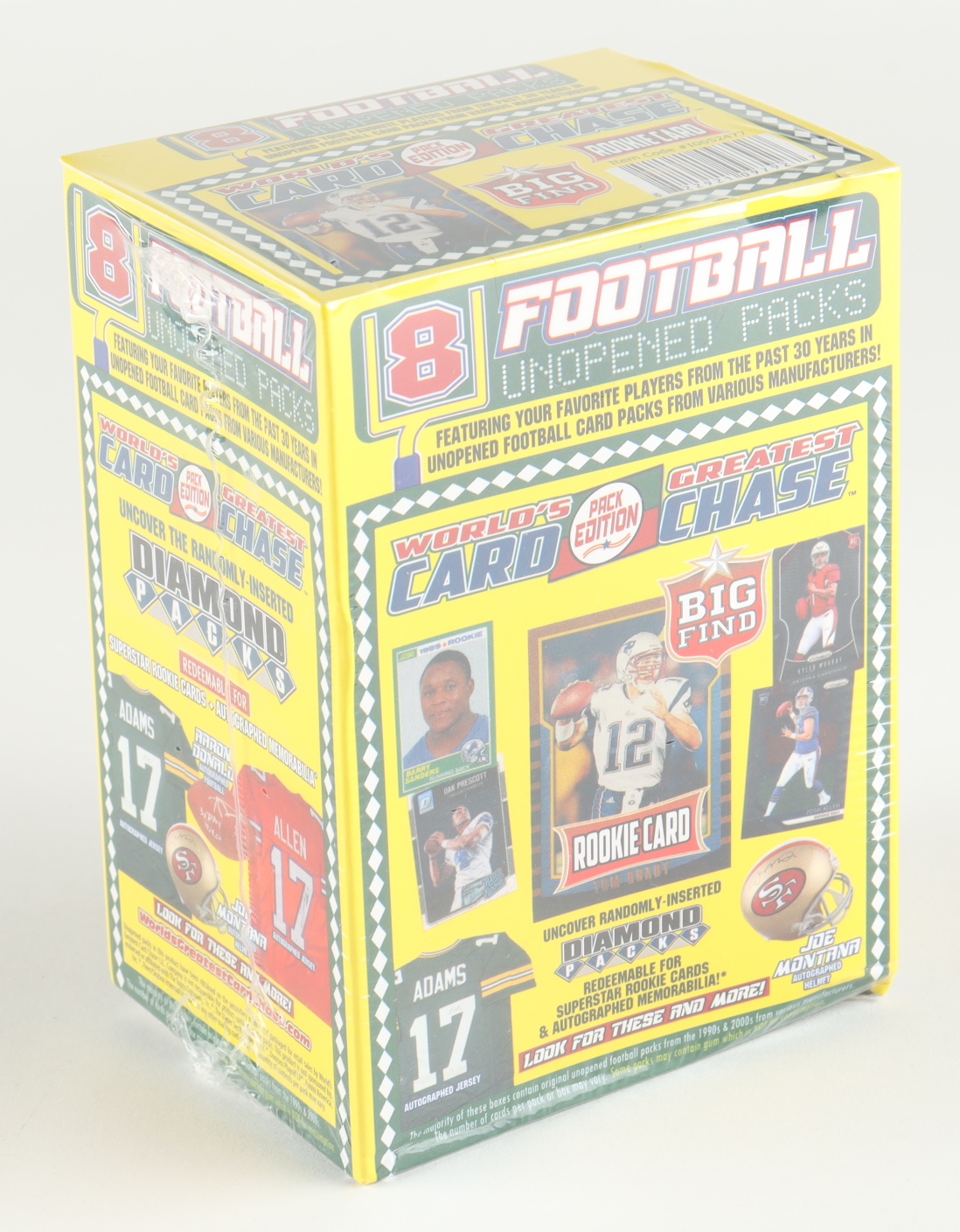 World's Greatest Card Chase Football Blaster Box with (8) Packs ...