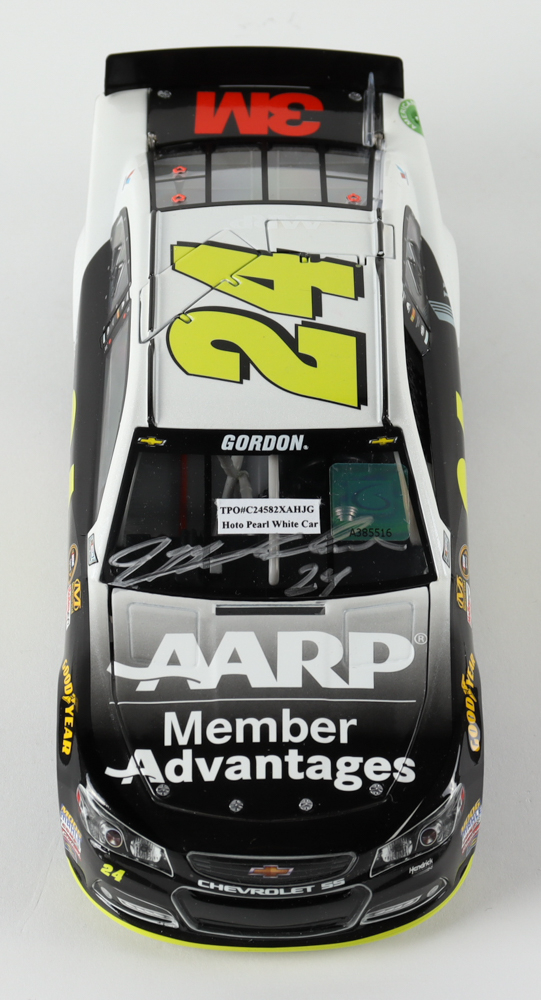Jeff Gordon Signed NASCAR 1/1 Pre-Production Sample 2015 AARP Member ...
