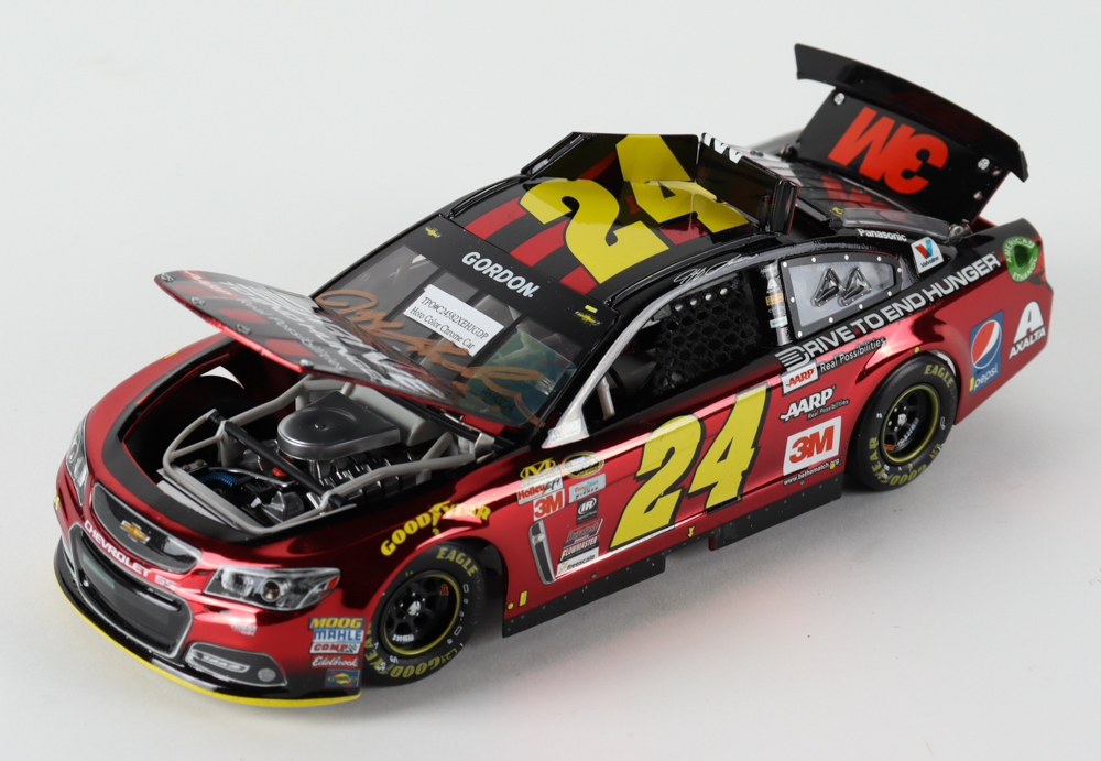 Jeff Gordon Signed NASCAR Rare Pre-Production Sample AARP Drive To End ...