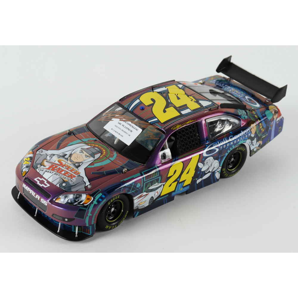 Jeff Gordon Signed NASCAR 1/1 Pre-Production Sample 2008 JGCF Speed ...