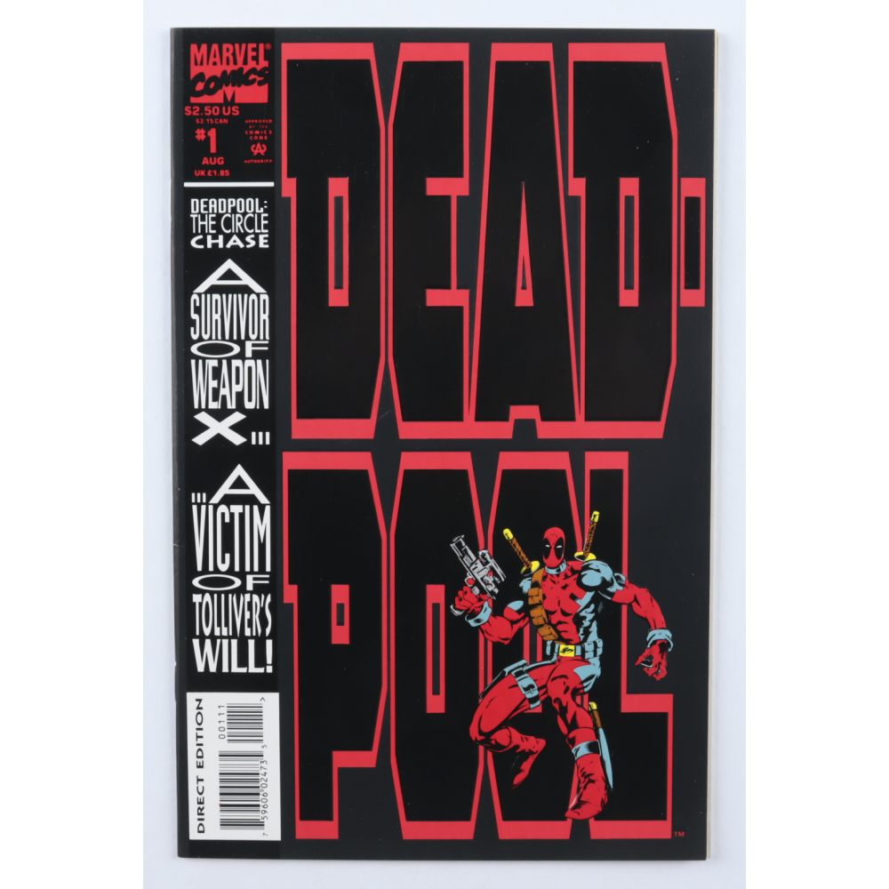 1993 "Deadpool: The Circle Chase" Issue #1 Marvel Comic Book | Pristine ...