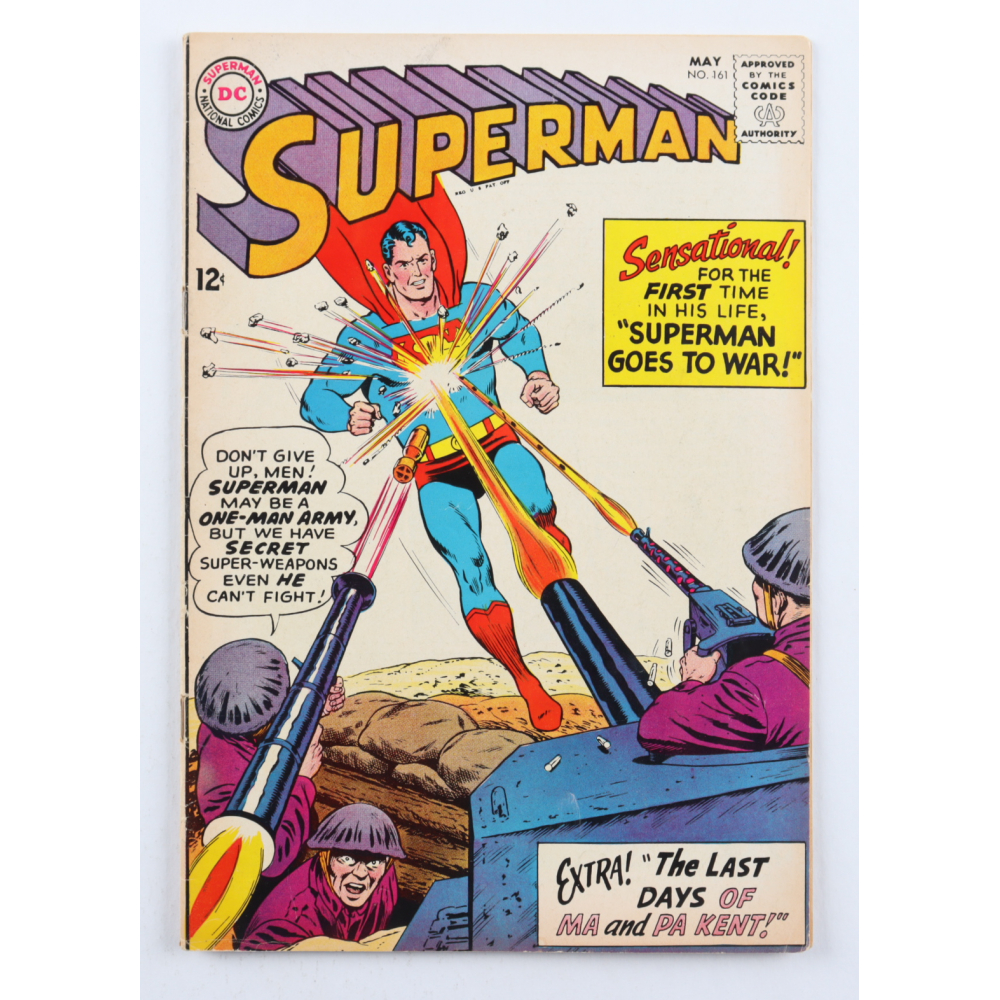 Vintage 1963 "Superman" Issue #161 DC Comic Book | Pristine Auction