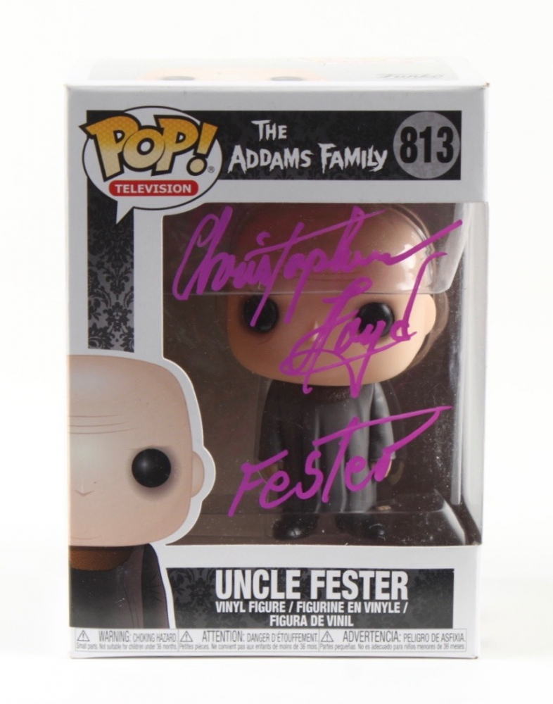 Christopher Lloyd Signed "The Addams Family" #813 Uncle Fester Funko ...