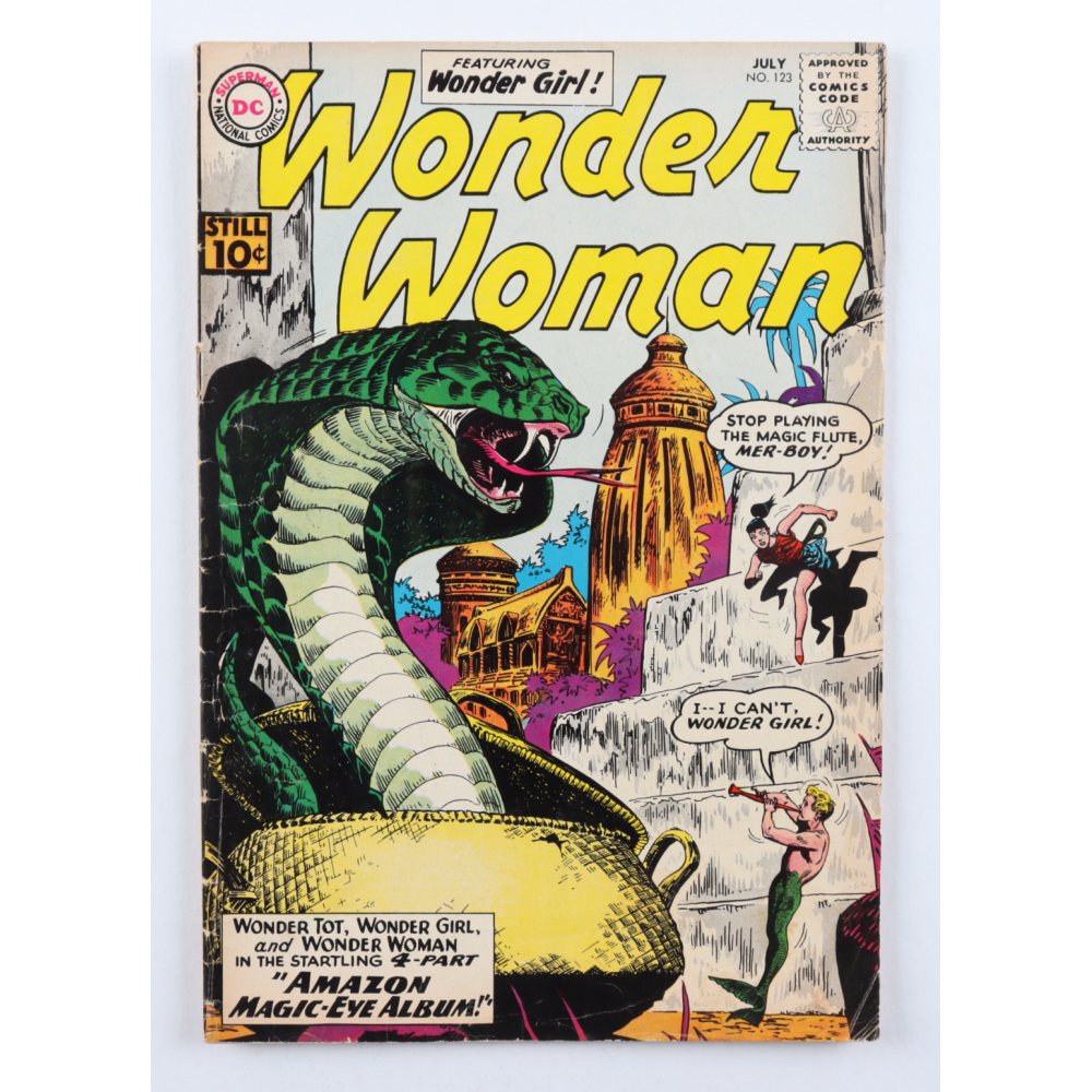 1961 "Wonder Woman" Issue #123 DC Comic Book | Pristine Auction