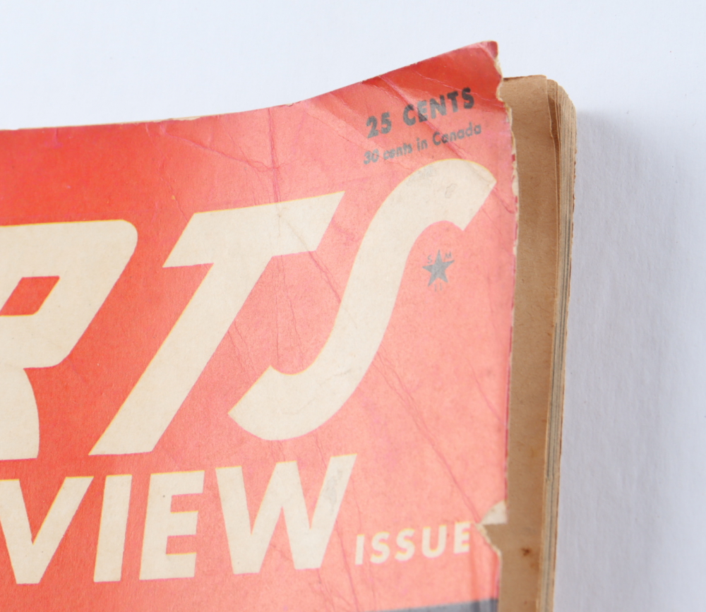 Original 1949 Jack Dempsey Cover Sports Review Magazine | Pristine Auction