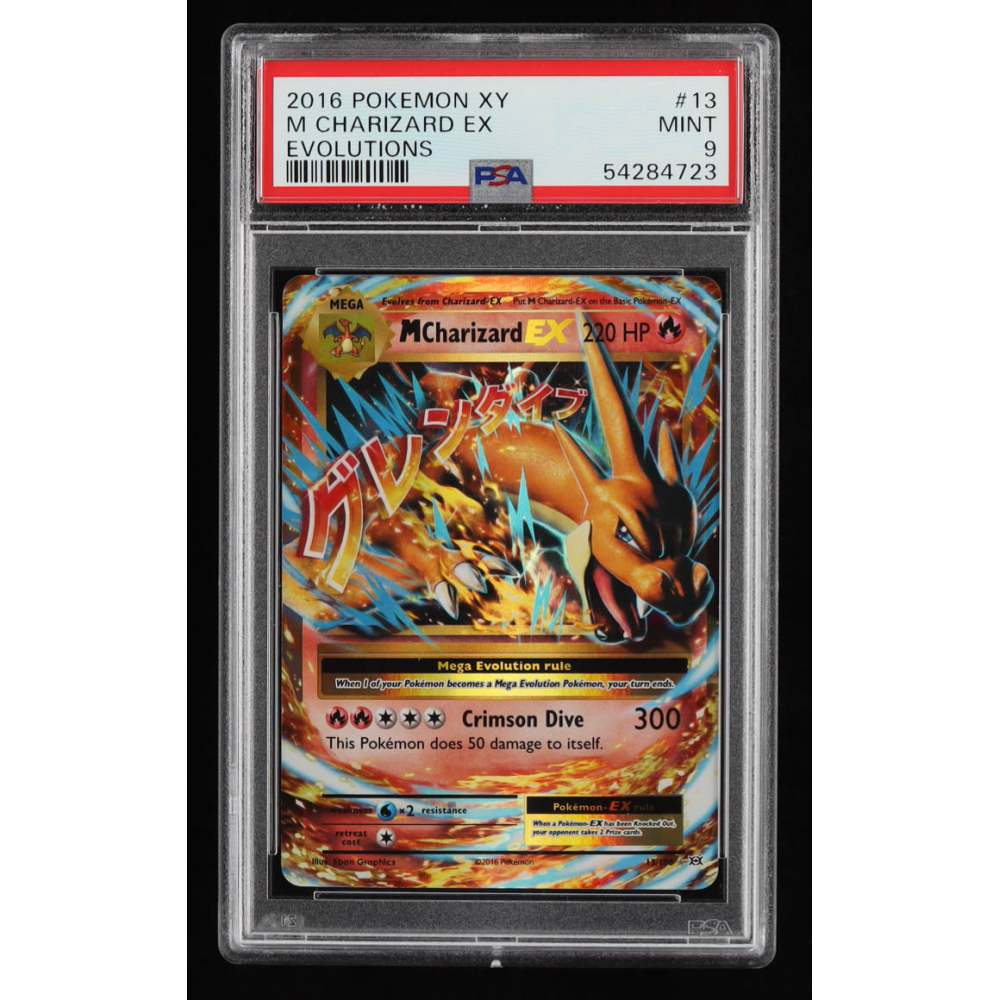 Mega Charizard 2016 Pokemon Evolutions #13 EX UR (PSA 9) | Pristine Auction