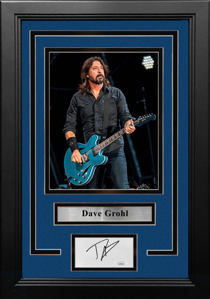 Dave Grohl Signed 14x18 Custom Framed Cut Display (JSA) | Pristine Auction