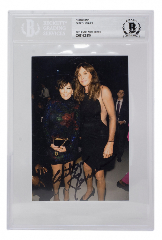 Caitlyn Jenner Signed 4x5 Photo (BGS) | Pristine Auction
