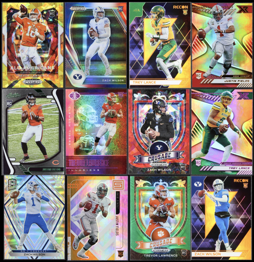 TTC 2021 Quarterbacks All-Rookie Mystery Card Box Series #3 - (4 ...