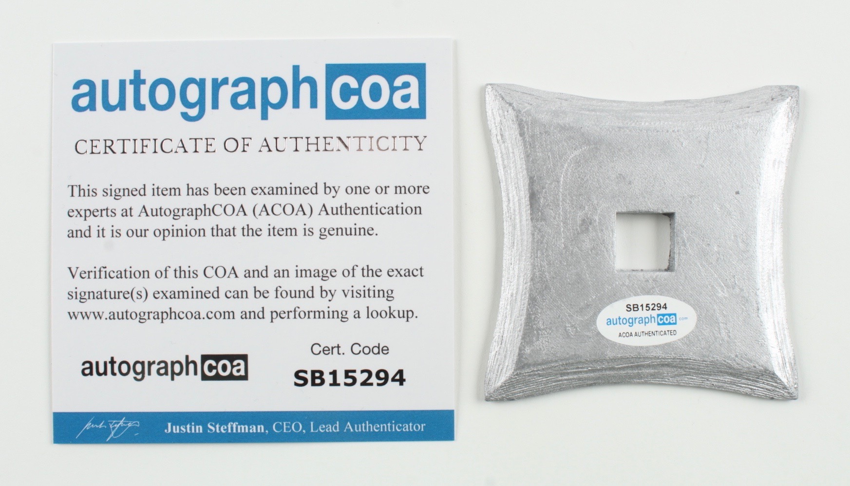 Arthur Roberts Signed Replica Ninja Star (ACOA) | Pristine Auction