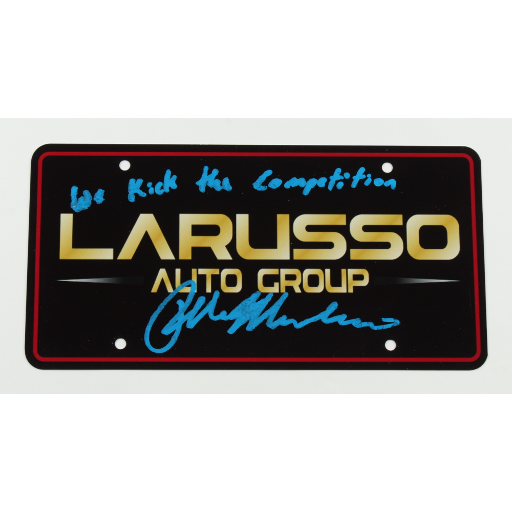 Ralph Macchio Signed "The Karate Kid" Larusso Auto Group License Plate ...