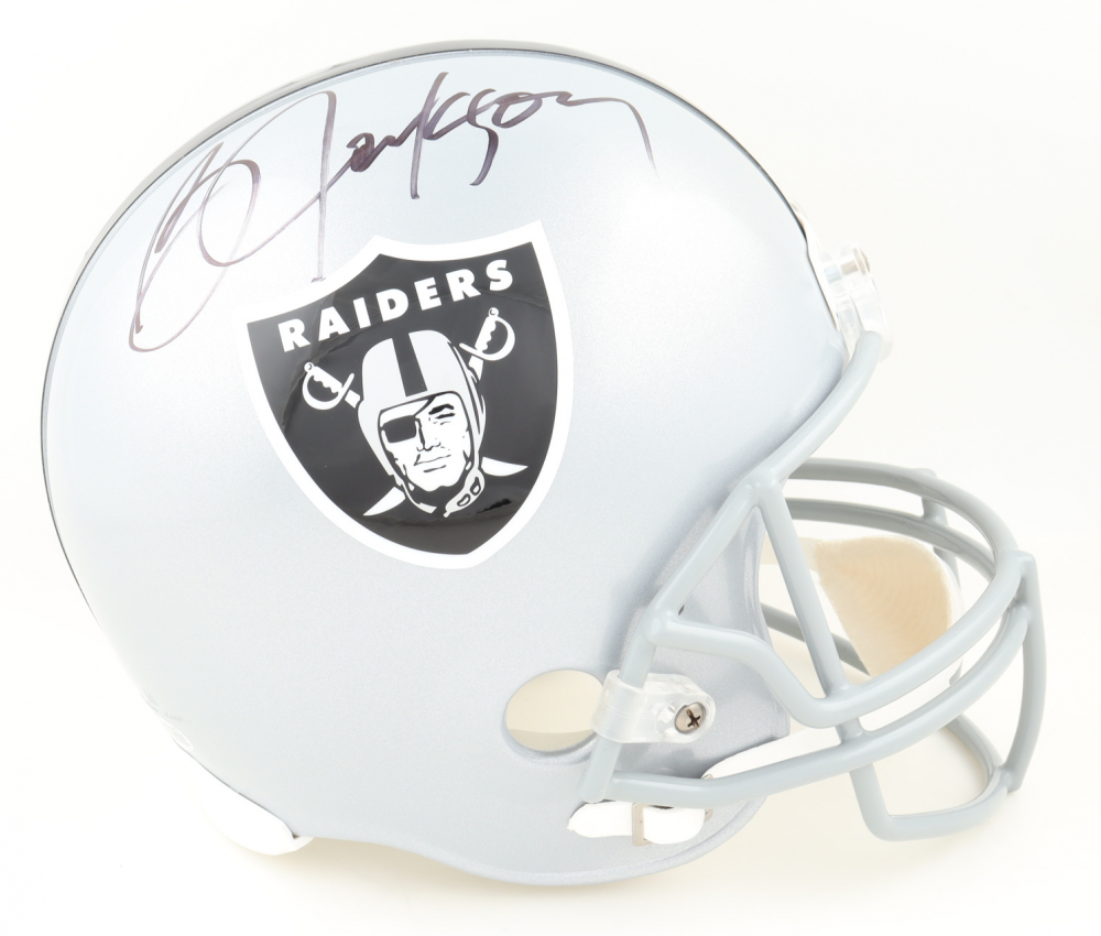 Bo Jackson Signed Raiders Full-Size Helmet (Beckett & Jackson ...
