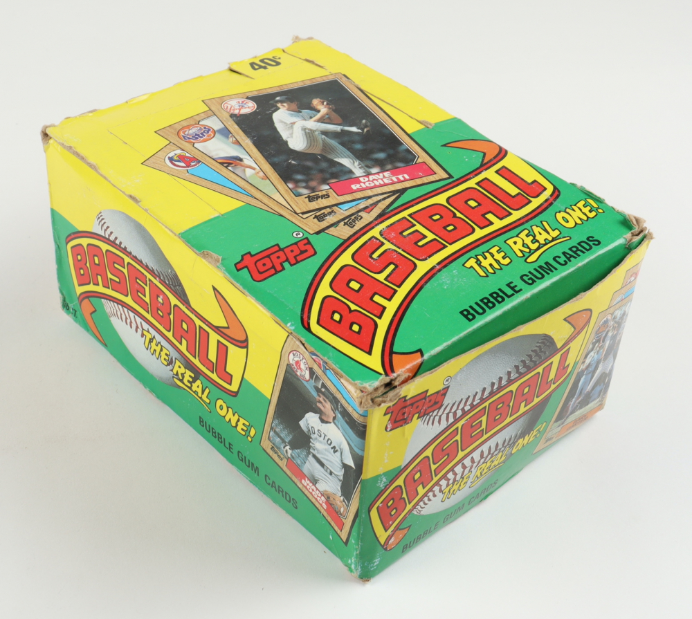 1987 Topps Baseball Wax Box with (36) Packs | Pristine Auction