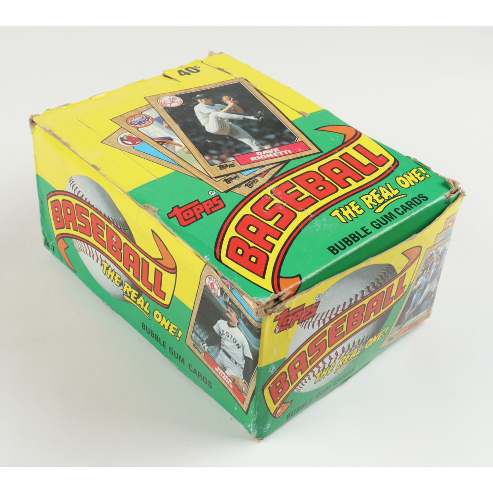 1987 Topps Baseball Wax Box with (36) Packs | Pristine Auction